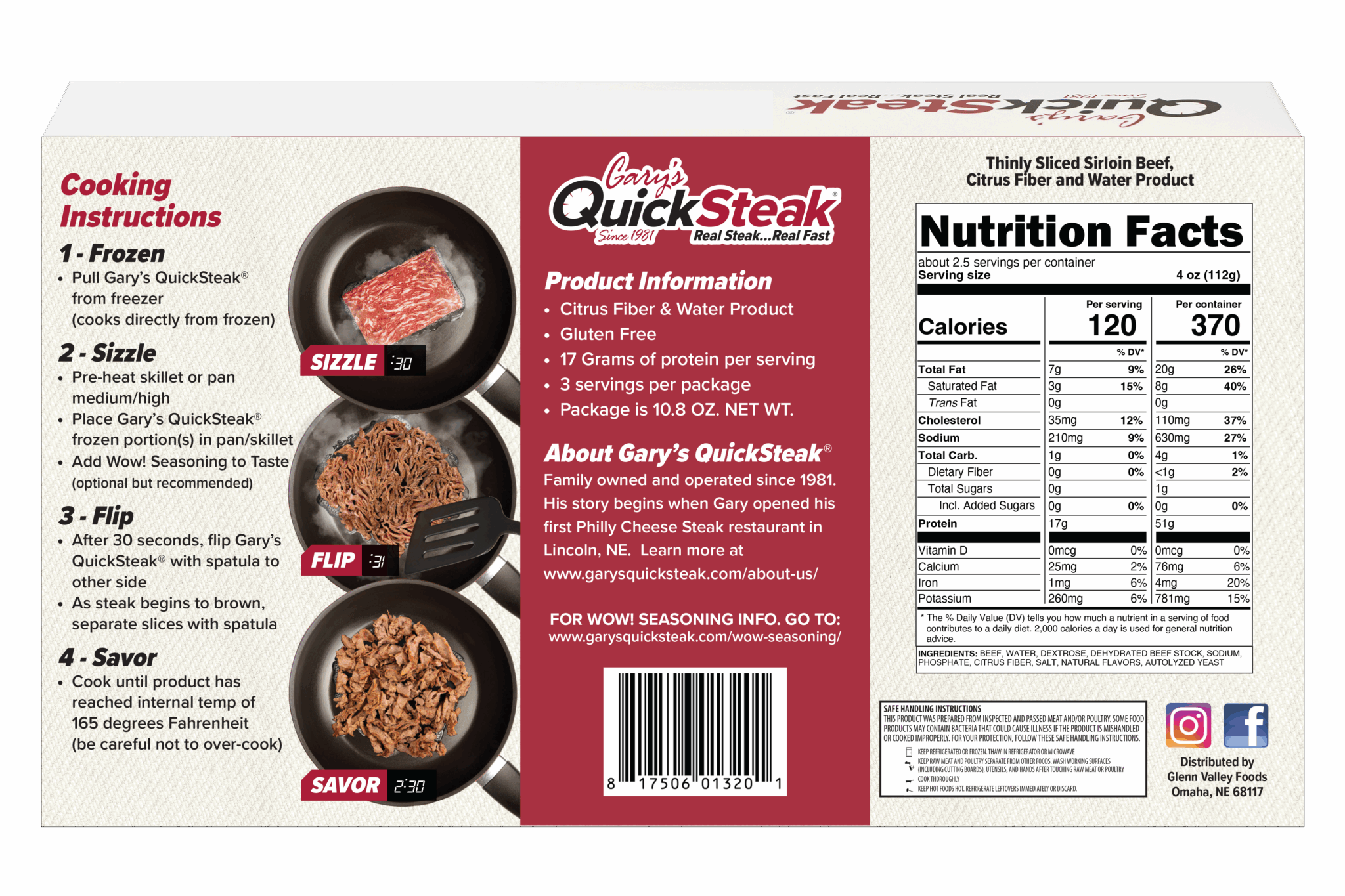 Sirloin - Gary's QuickSteak